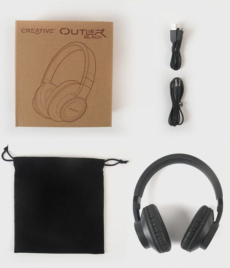 Creative Outlier Black Headphones, Audio, Headphones & Headsets on ...