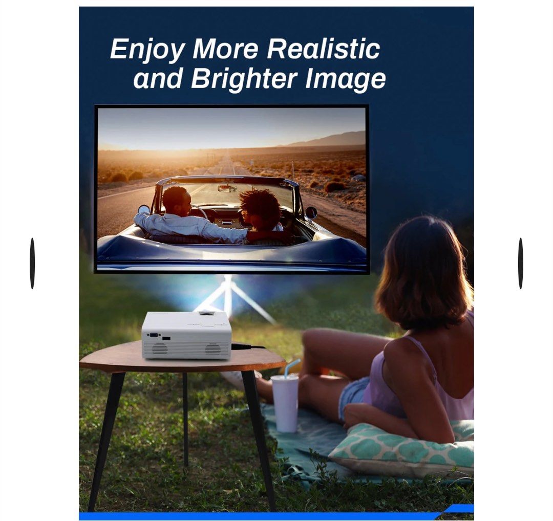 Crosstour P600 Mini Projector, TV & Home Appliances, TV & Entertainment ...