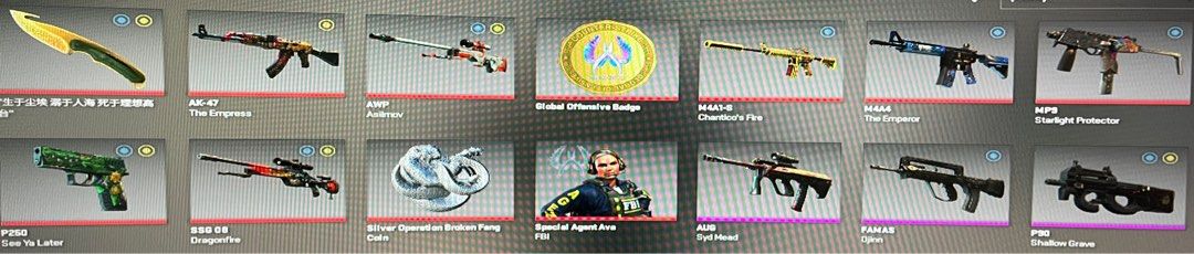4 CSGO skins, Video Gaming, Gaming Accessories, In-Game Products on Carousell