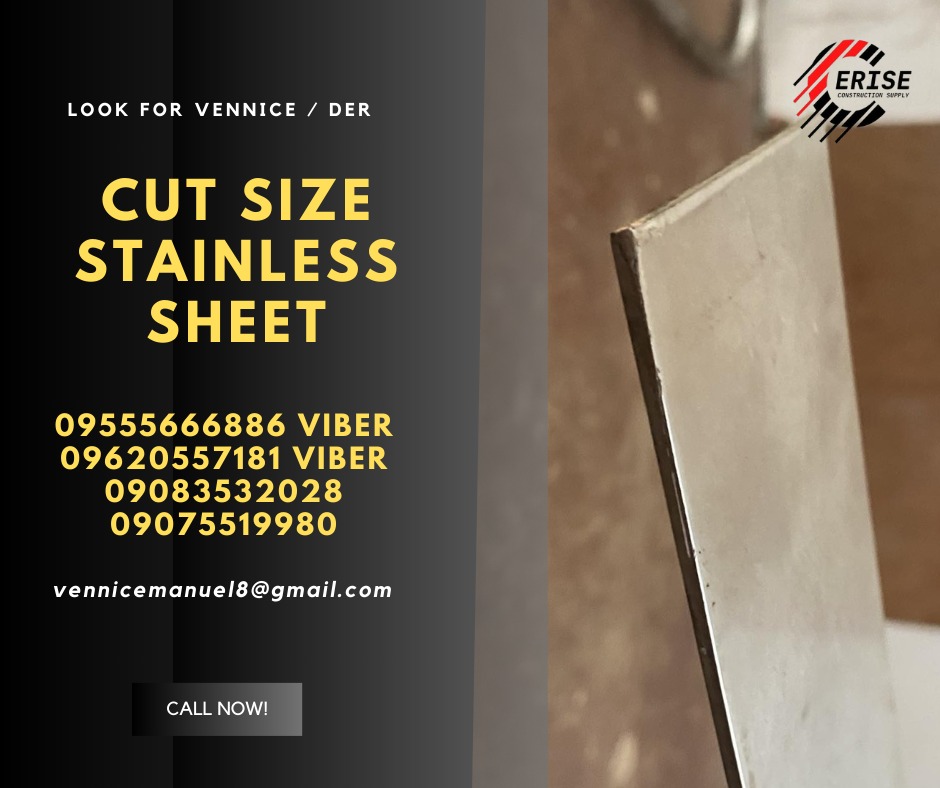 Cut size Stainless sheet, Commercial & Industrial, Construction ...