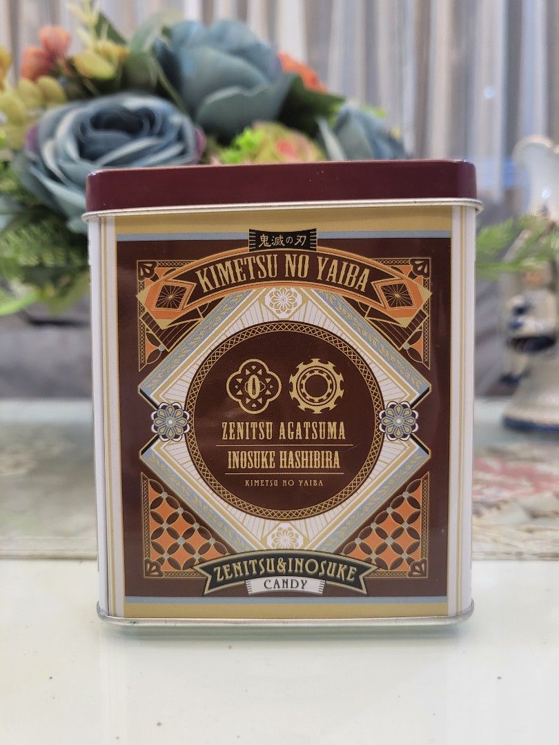 Demon Slayer Zenitsu × Inosuke Candy Metal Container, Hobbies & Toys ...