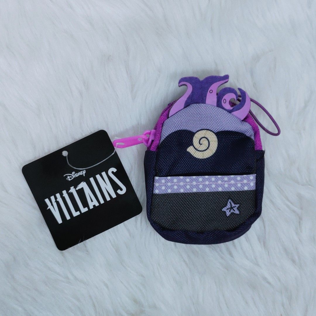 Disney Villains Ursula Coin Purse Charm, Women's Fashion, Bags ...