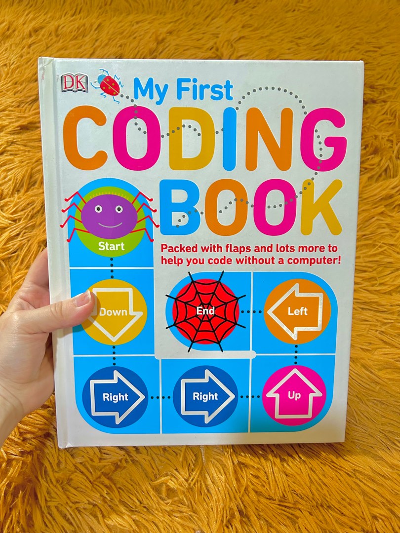 DK My First Coding Book Hardcover Board Book, Hobbies & Toys, Books ...