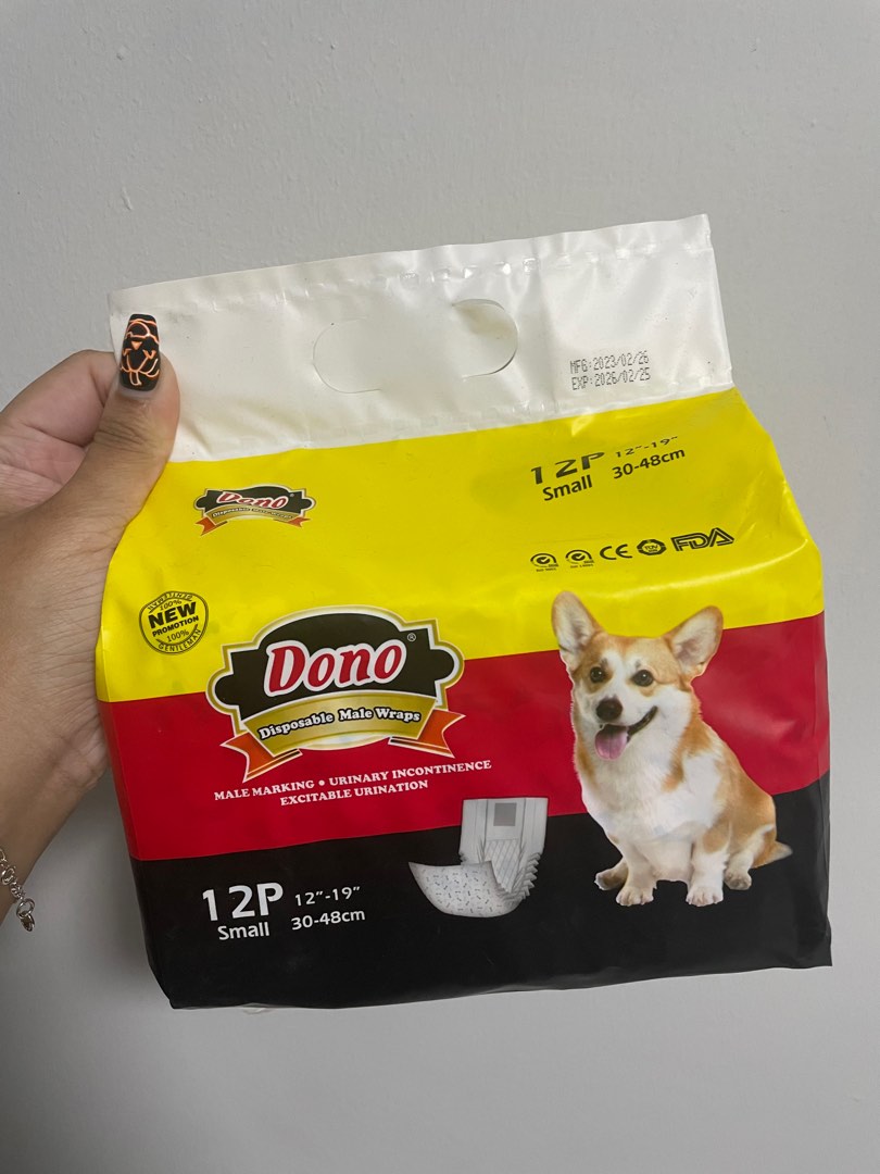 Dono Dog Diapers, Pet Supplies, Health & Grooming on Carousell