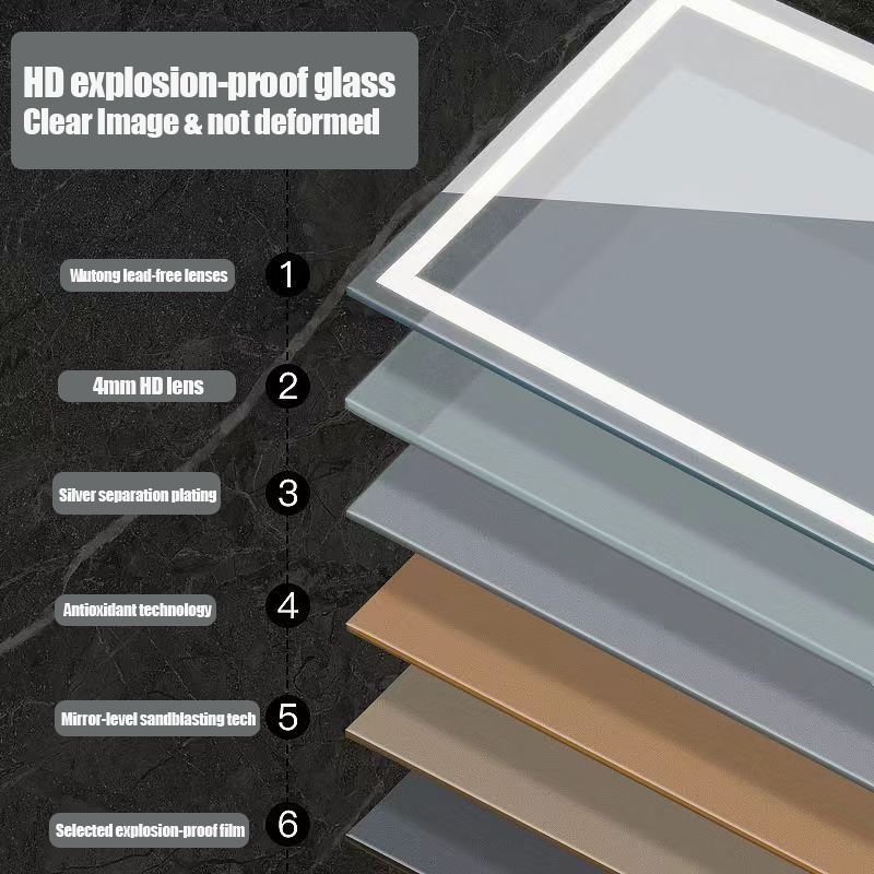 Dressing mirror cabinet with light Full length body mirror with storage ...