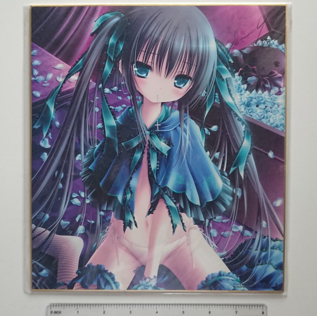 Ecchi Loli official shikishi art board - Harukaze Setsuna celebration memorial. available on ...