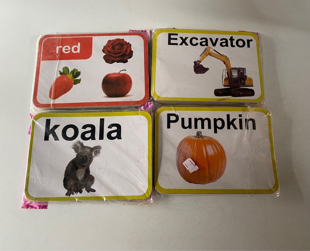 Educational Flash Cards (Bundle), Hobbies & Toys, Toys & Games on Carousell