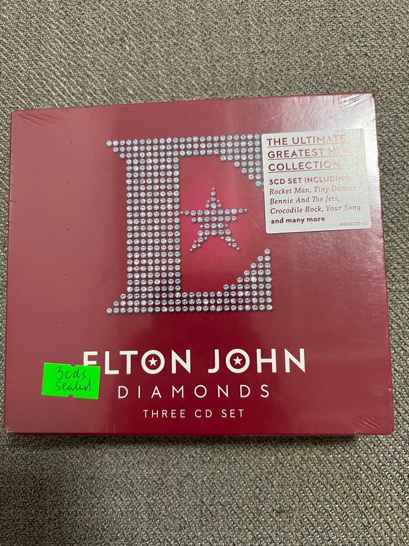 Elton John Diamonds 3 cd set sealed, Hobbies & Toys, Music & Media, CDs ...