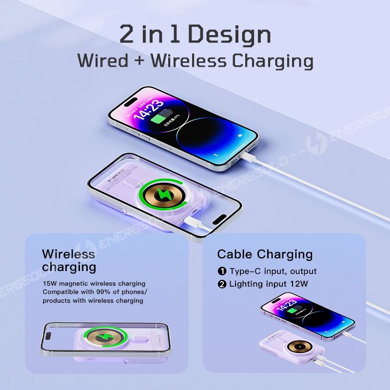 Energsolo 15W Fast Charging Lunar Series Wireless Powerbank 10000mAH ...