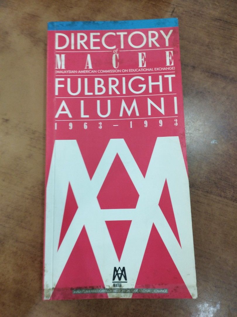 (ENG) Directory Of Macee : Fulbright Alumni : 1963-1993, Hobbies & Toys ...