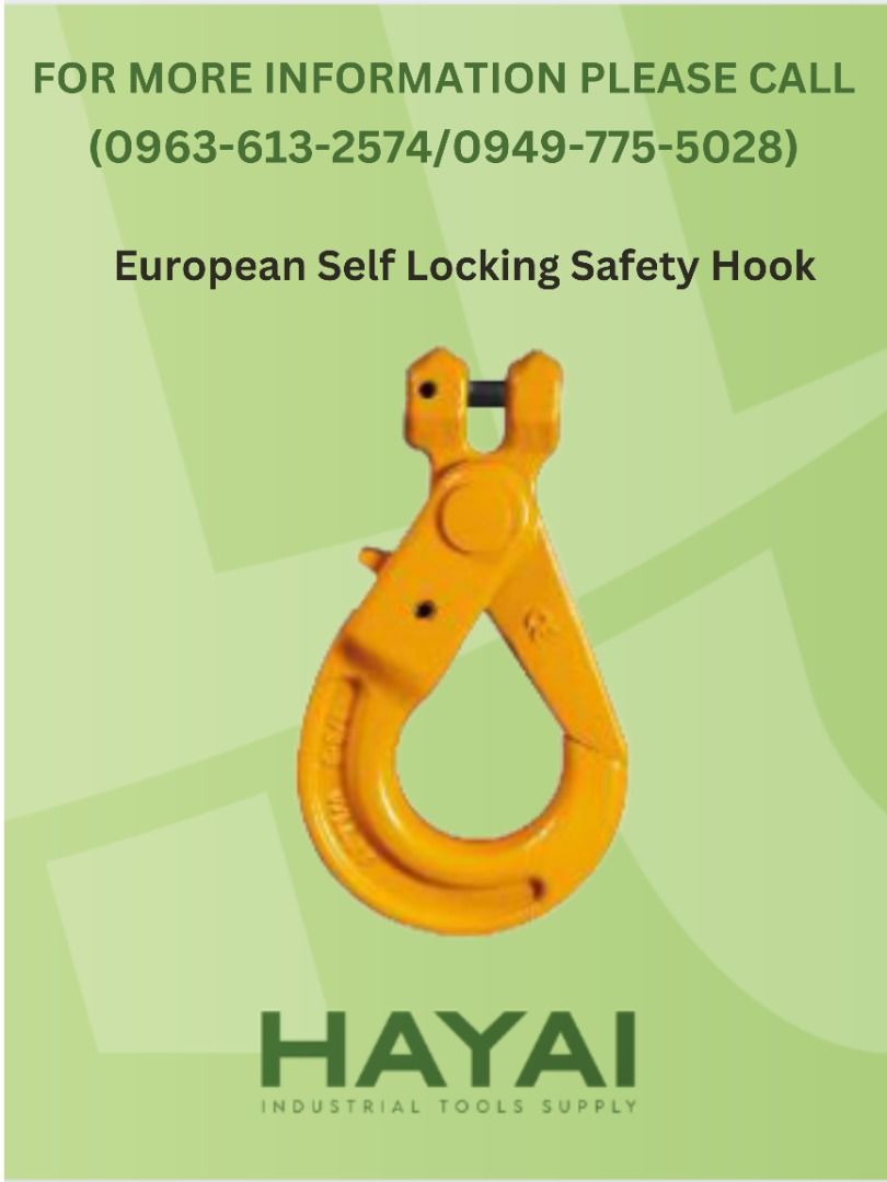 European Self Locking Safety Hook, Commercial & Industrial ...
