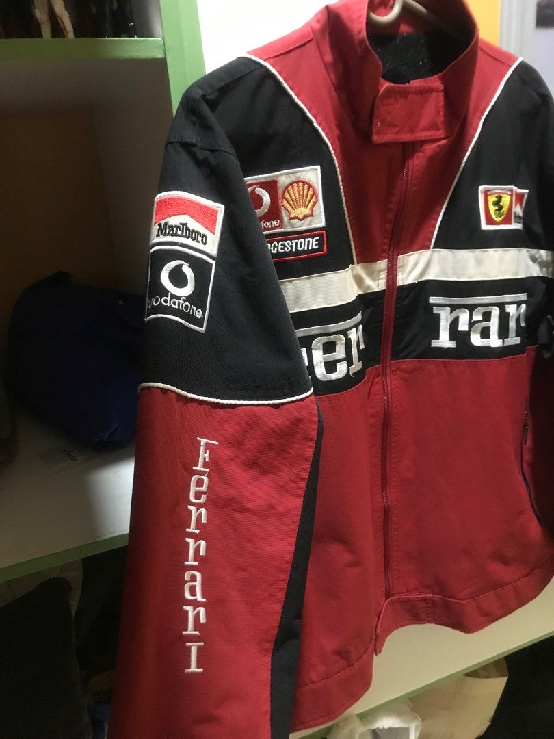 Ferrari Racing Jacket, Men's Fashion, Coats, Jackets and Outerwear on ...