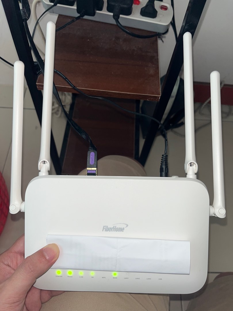 Fiberhome Ax1800 wifi 6 router, Computers & Tech, Parts & Accessories ...