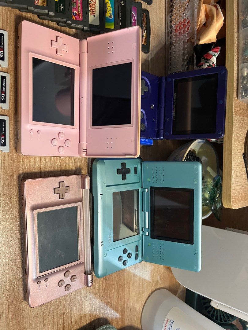 Four Consoles + 20 GBA Carts + 3 2DS/3DS Cartridges, Video Gaming, Video Game Consoles, Nintendo ...