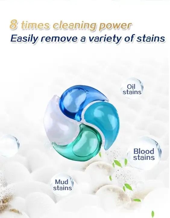 Freshfab 4in1 Laundry Capsules Lily, Sakura Scent 20 Pods, Home ...