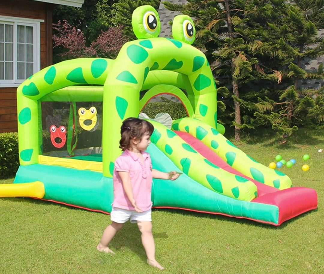 Frog with Slide Inflatable, Sports Equipment, Other Sports Equipment ...