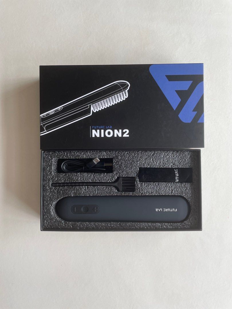 FUTURE LAB NION2 Negative ION Comb in Black, Beauty & Personal Care, Hair on Carousell