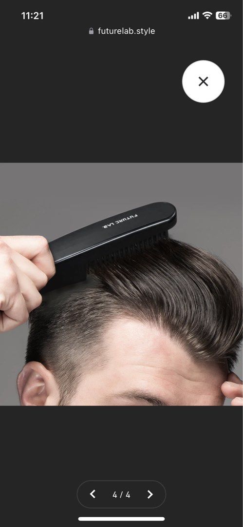 FUTURE LAB NION2 Negative ION Comb in Black, Beauty & Personal Care, Hair on Carousell