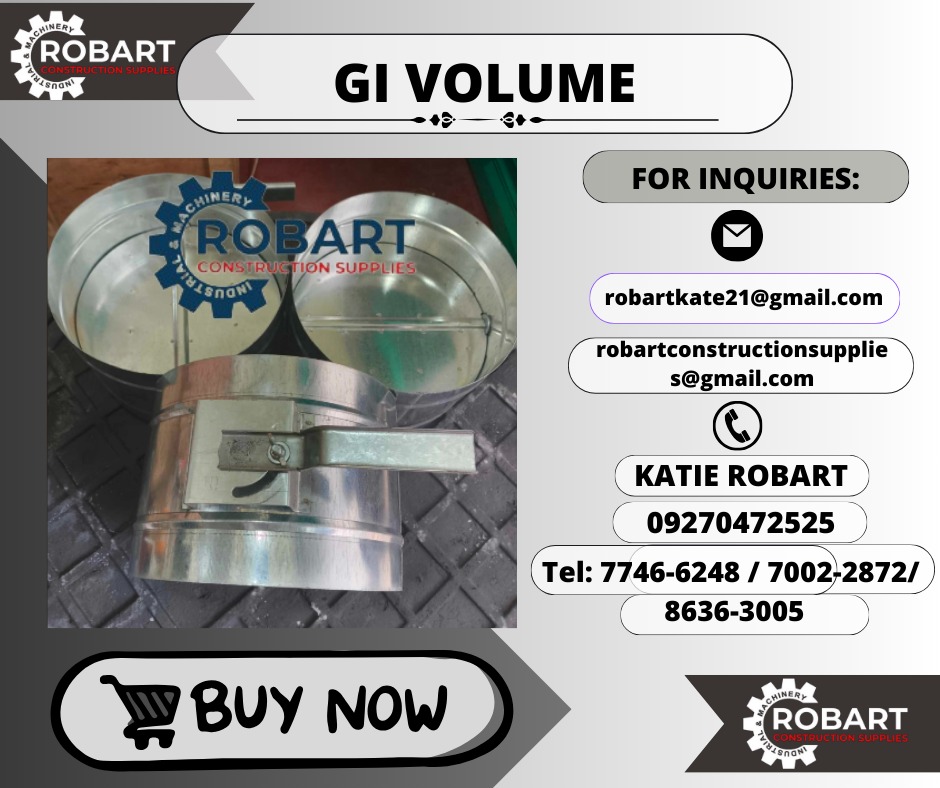 GI VOLUME, Commercial & Industrial, Construction Tools & Equipment on ...