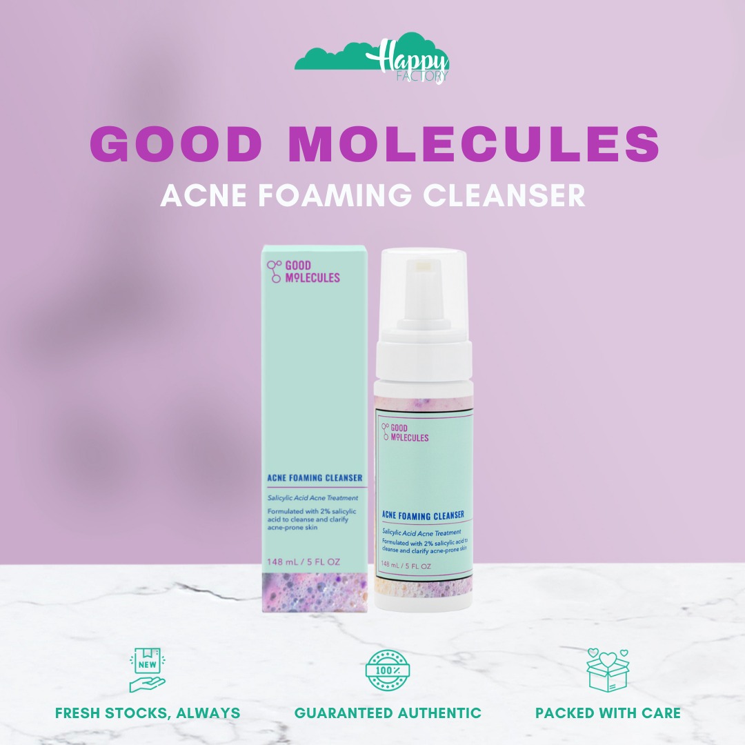 GOOD MOLECULES Acne Foaming Cleanser , Beauty & Personal Care, Face ...