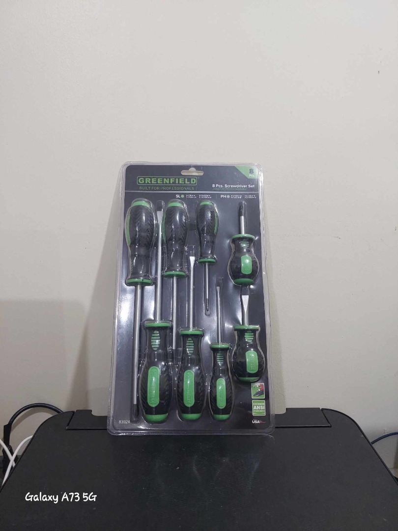Greenfield 8 Pcs. Screwdriver Set, Commercial & Industrial ...