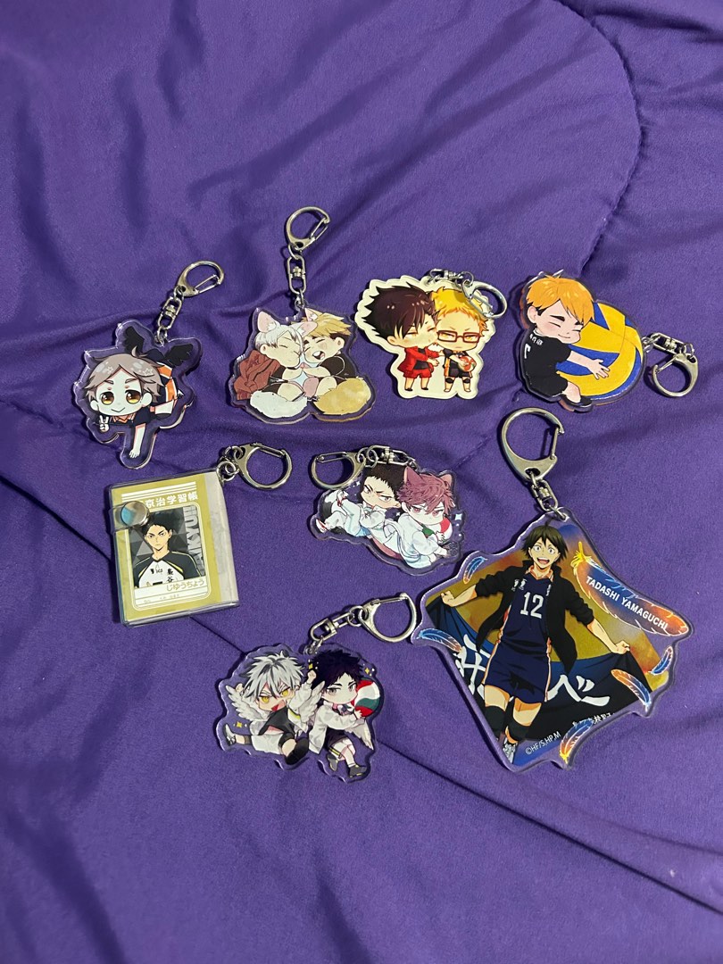 Haikyuu keychains, Hobbies & Toys, Memorabilia & Collectibles, Fan ...