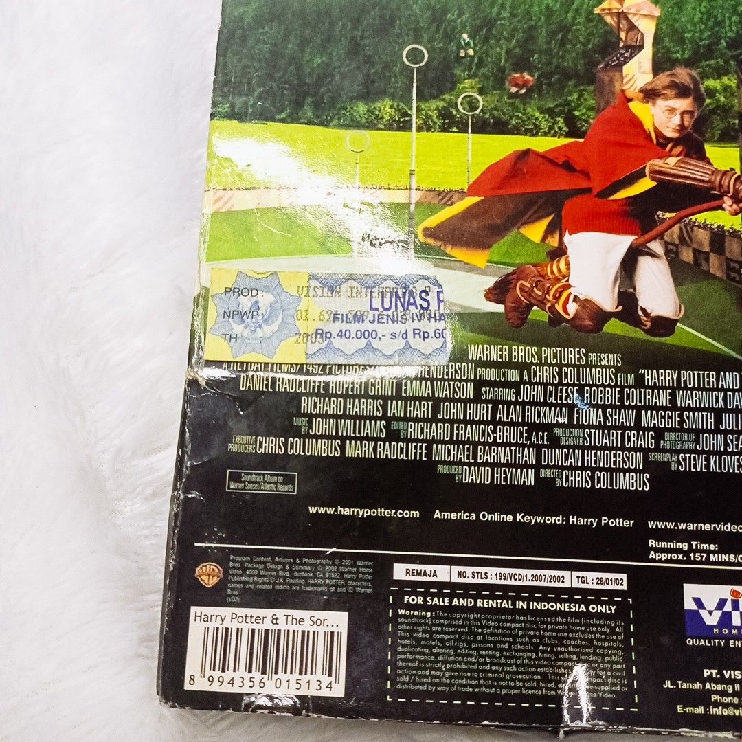 Harry Potter & The Sorcerer's Stone - Year One | Original VCD Subtitle ...