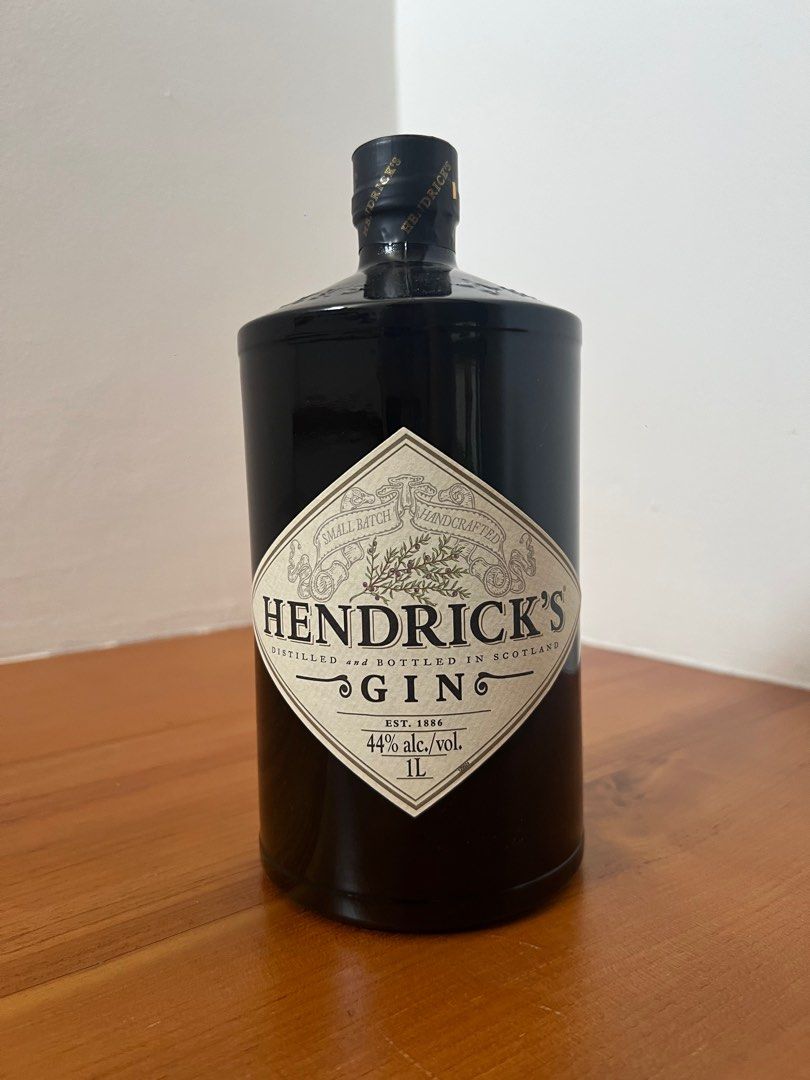 Hendricks Gin 1L, Food & Drinks, Alcoholic Beverages on Carousell