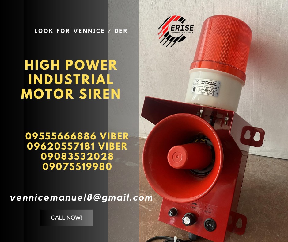 High power motor siren, Commercial & Industrial, Construction Tools ...