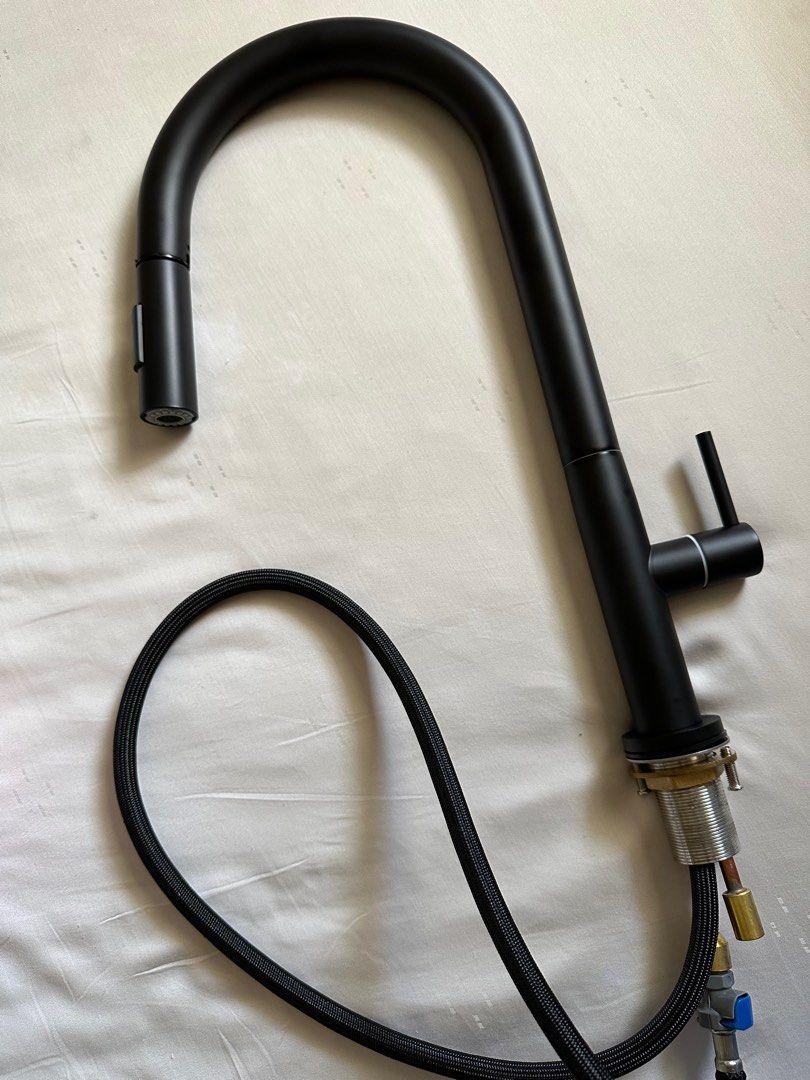 Hoe Kee Krisroz Kitchen Tap with dual spray, Furniture & Home Living ...