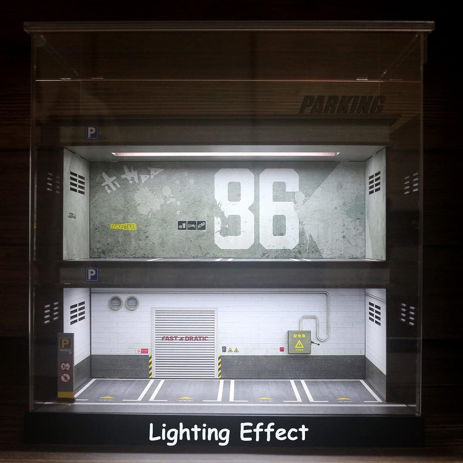 Hot Wheels Display Case - 1/64 Scale Die-cast Model Car Display Case ...