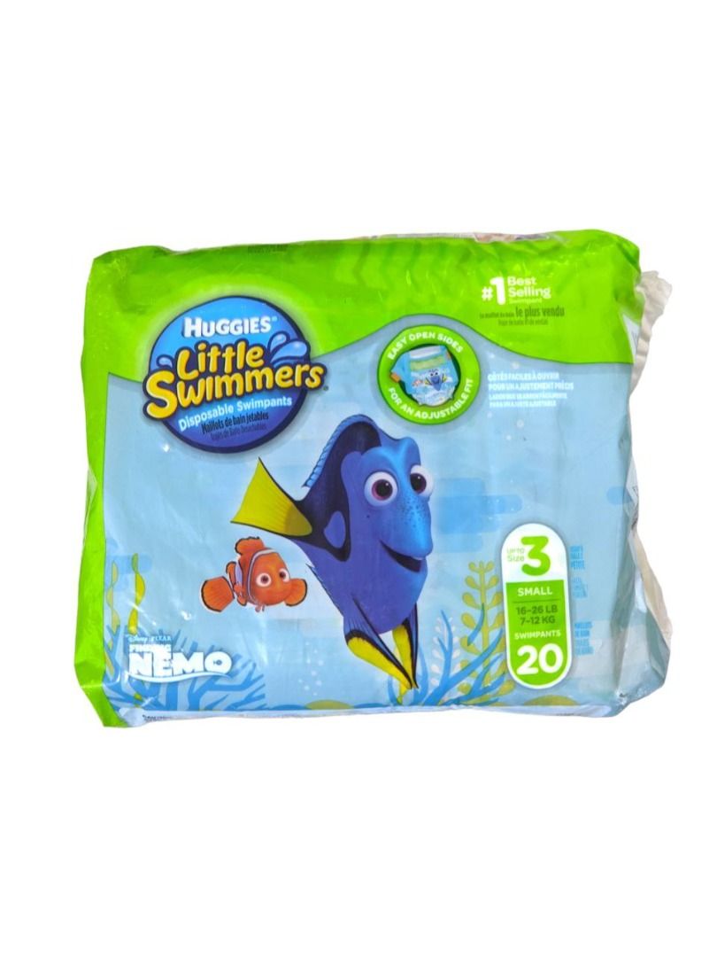 Huggies Little Swimmers Disposable Swim Pants Finding Nemo, Size Small ...