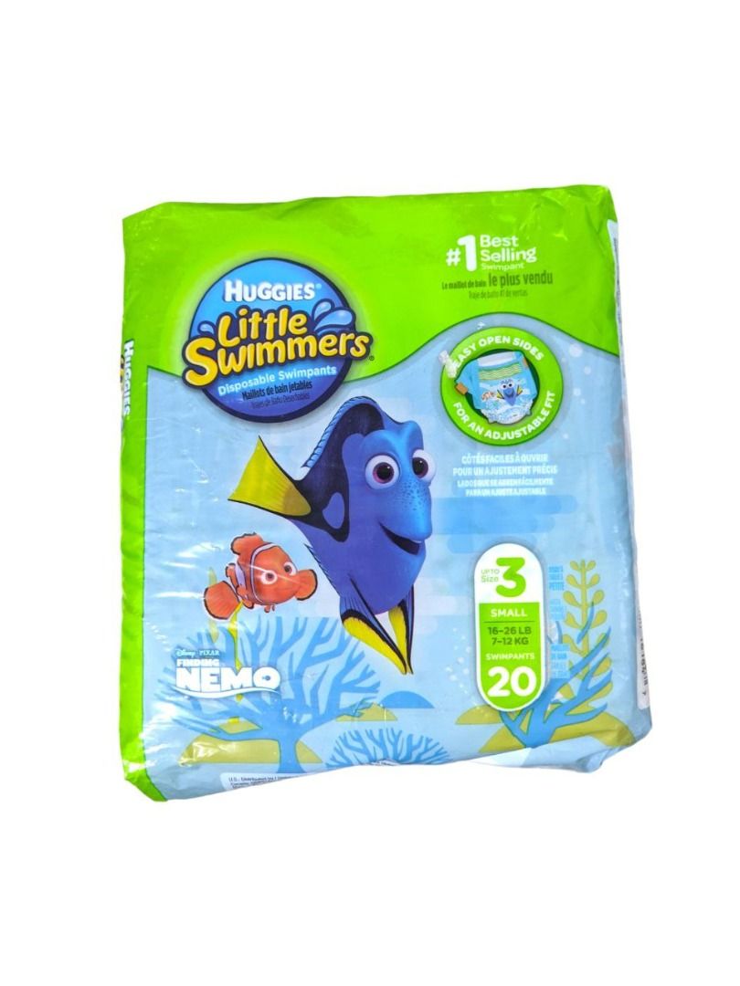 Huggies Little Swimmers Disposable Swim Pants Finding Nemo, Size Small ...
