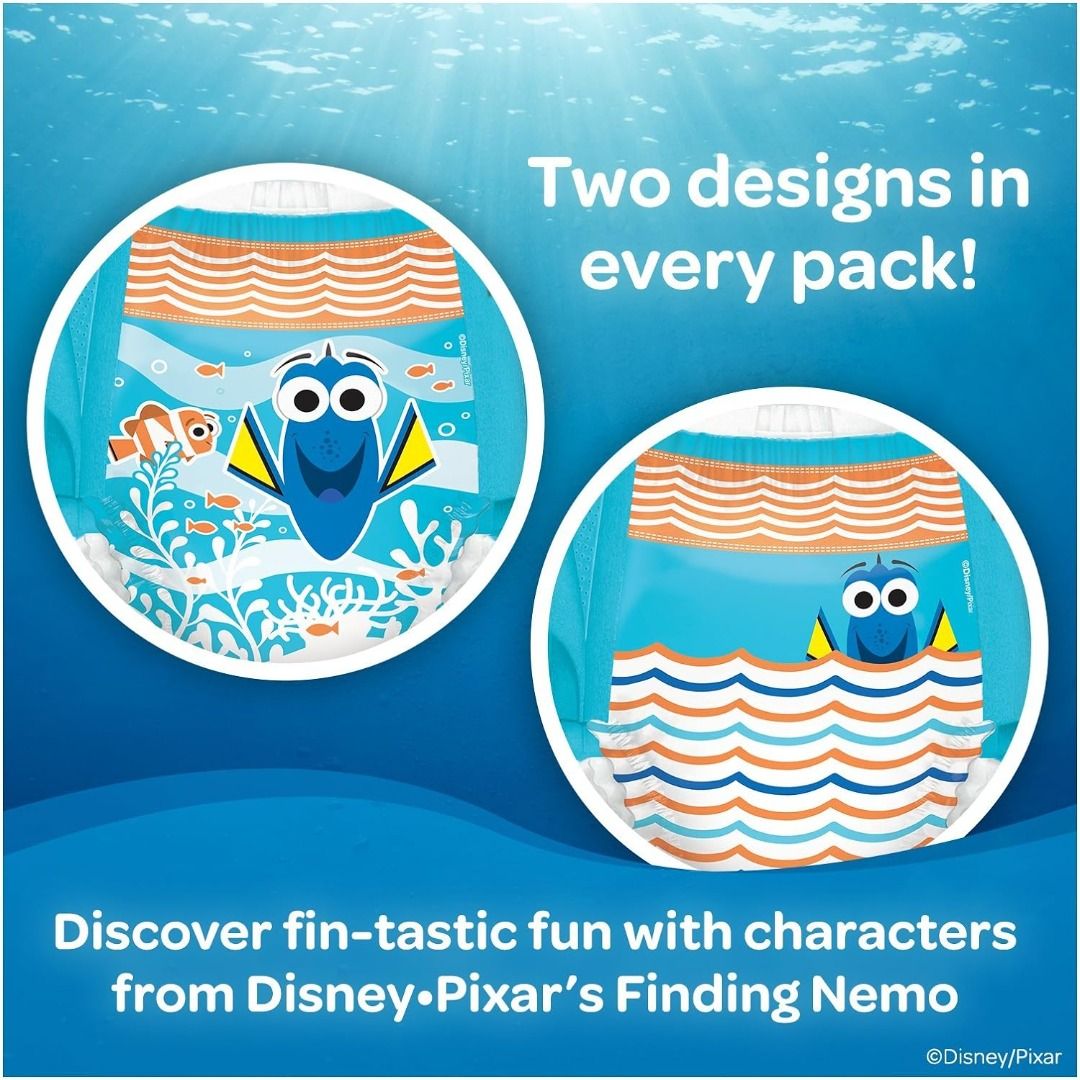 Huggies Little Swimmers Disposable Swim Pants Finding Nemo, Size Small ...