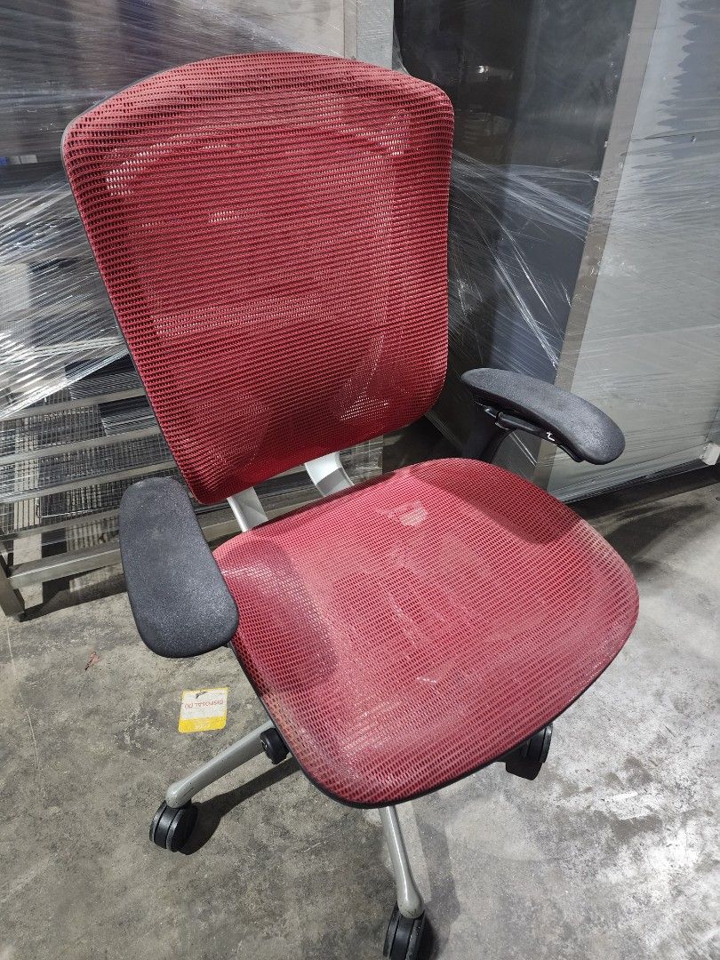 Okamura Contessa II Seconda Mesh Ergonomic Lumbar High Back Office ...