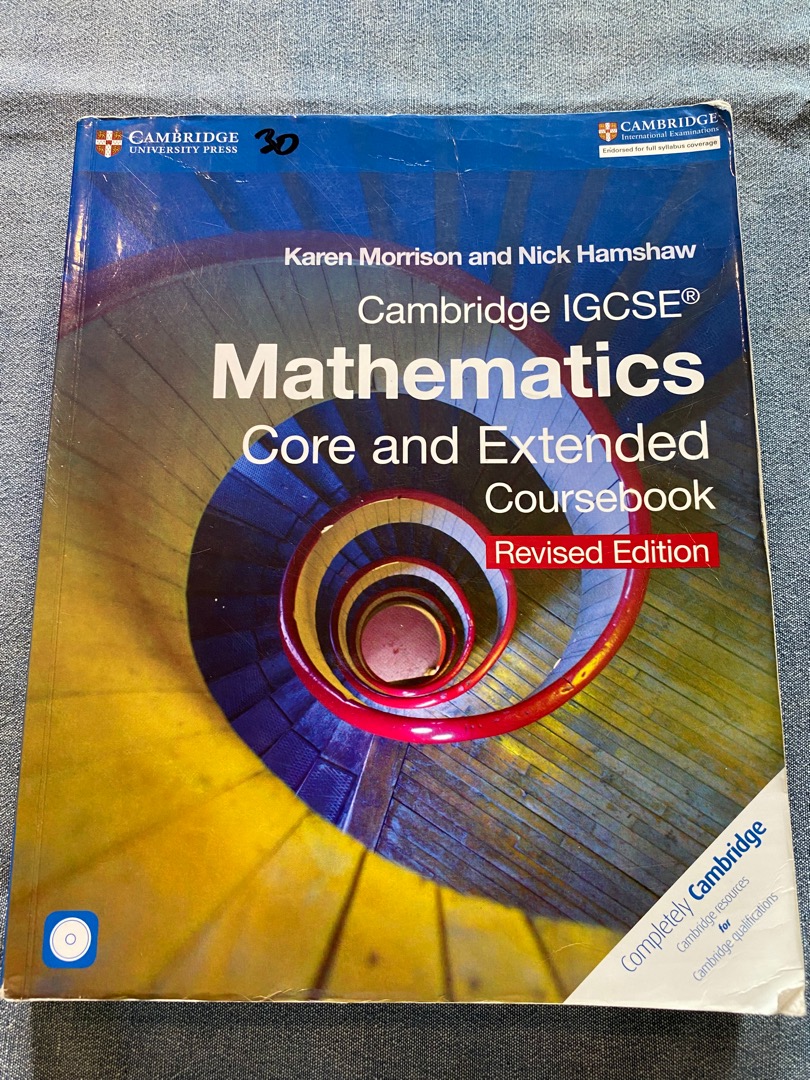 Igcse Math Coursebook Hobbies And Toys Books And Magazines Textbooks On