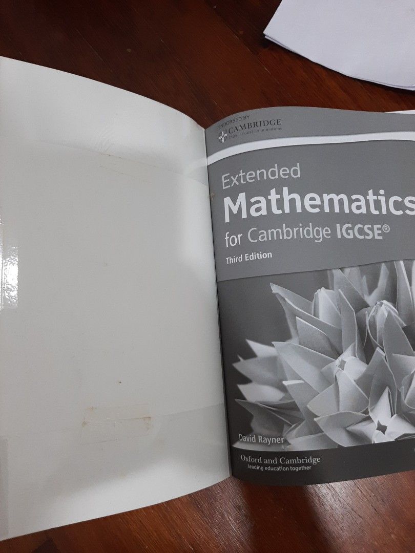 IGCSE maths textbook, Hobbies & Toys, Books & Magazines, Textbooks on ...