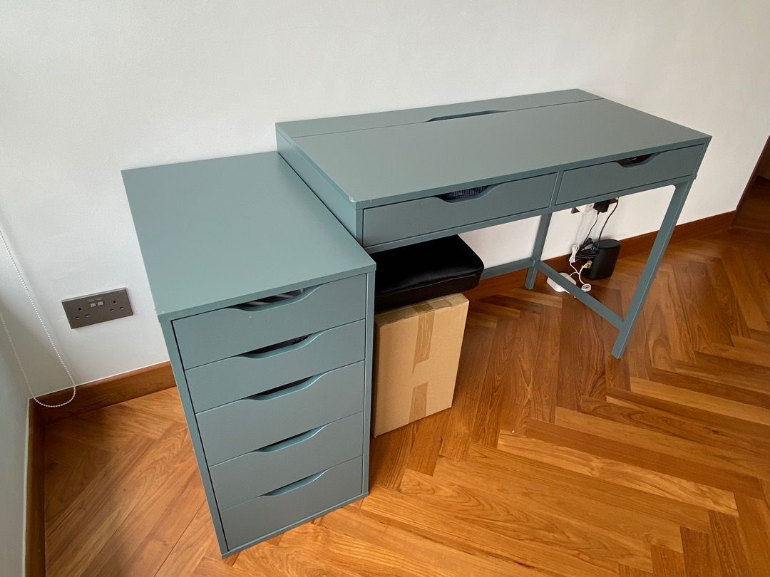 Ikea ALEX Study Desk: NEGOTIABLE, Furniture & Home Living, Furniture ...
