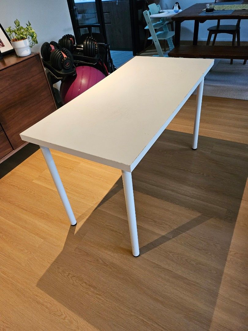 IKEA Table Linnmon, Furniture & Home Living, Furniture, Tables & Sets ...