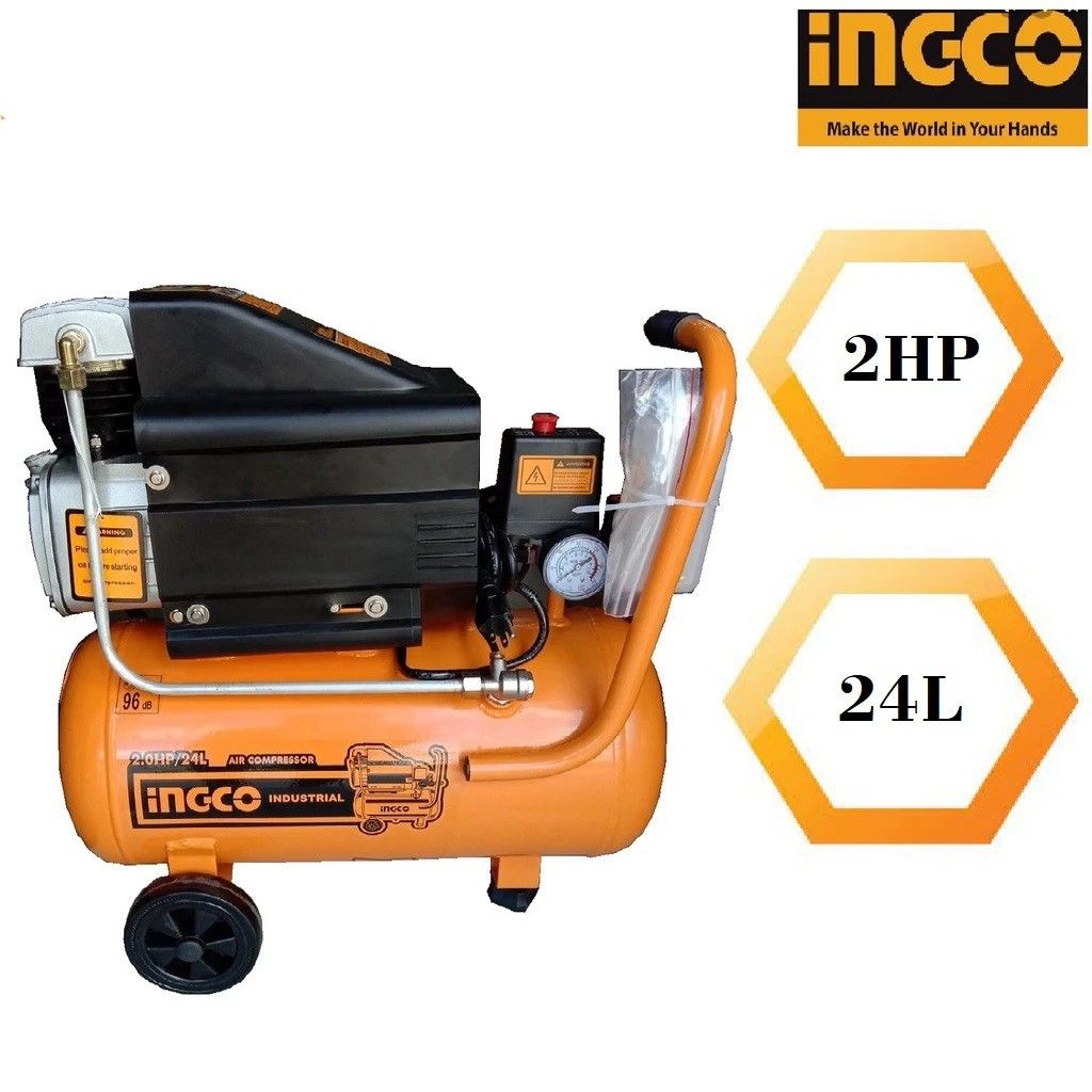 INGCO Air Compressor 2.0HP/24L (AC20248P), Commercial & Industrial ...