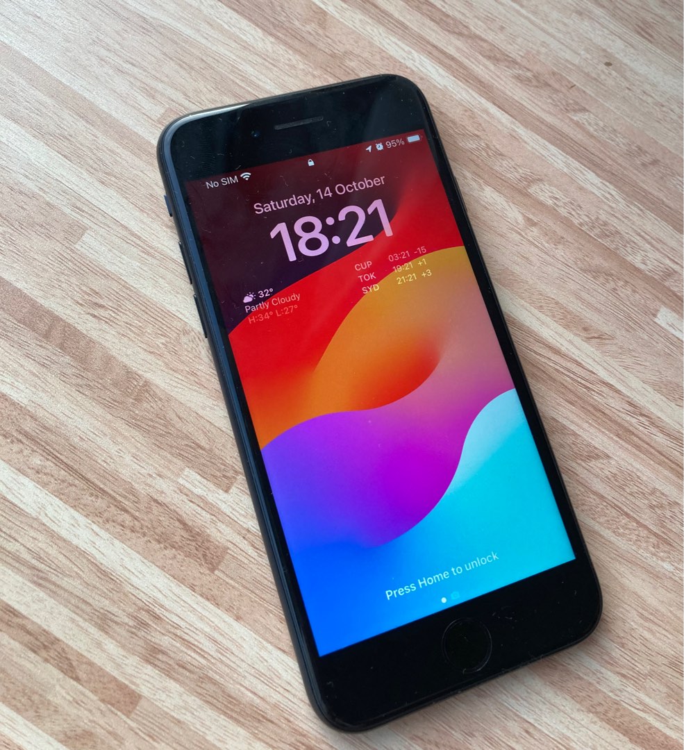 iPhone SE 2020 Black 128GB, Mobile Phones & Gadgets, Mobile Phones ...