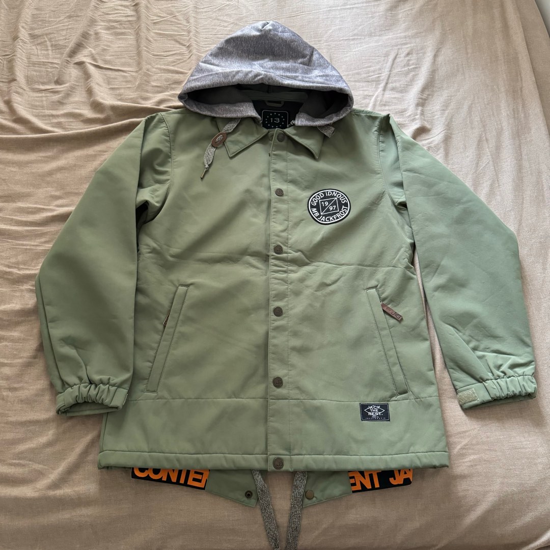 Japan Jack Frost 13 Snowboarding Snowboard Ski Jacket Coat 日本男裝軍綠色雪褸 滑雪 ...
