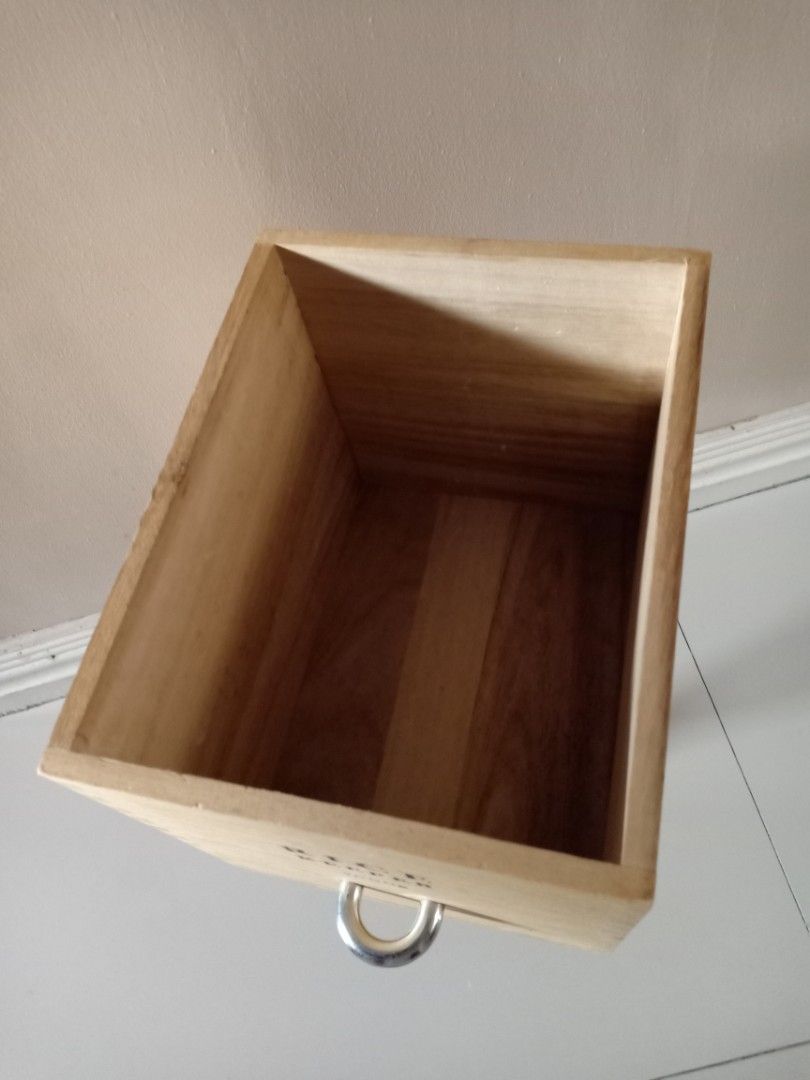 Japanese Wooden Rice Bin Keeper, Furniture & Home Living, Kitchenware ...