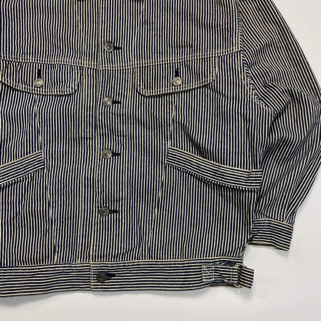 Japanese Workwear Hickory Denim Trucker Jacket by John Power Bestin ...