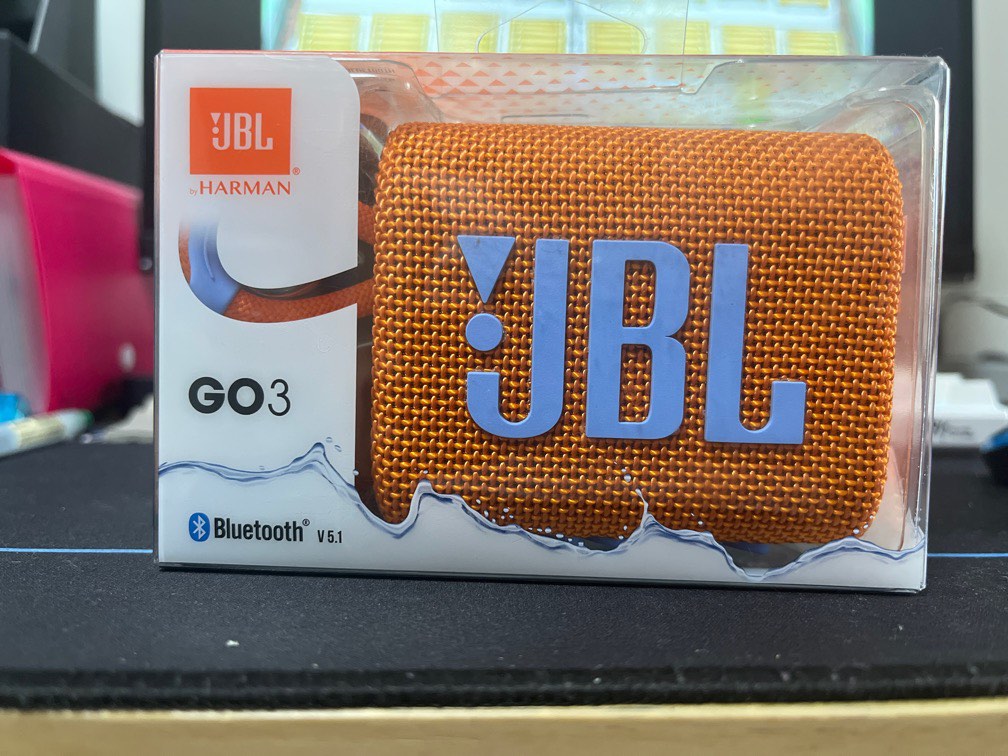 JBL Go 3 orange, Audio, Portable Music Players on Carousell