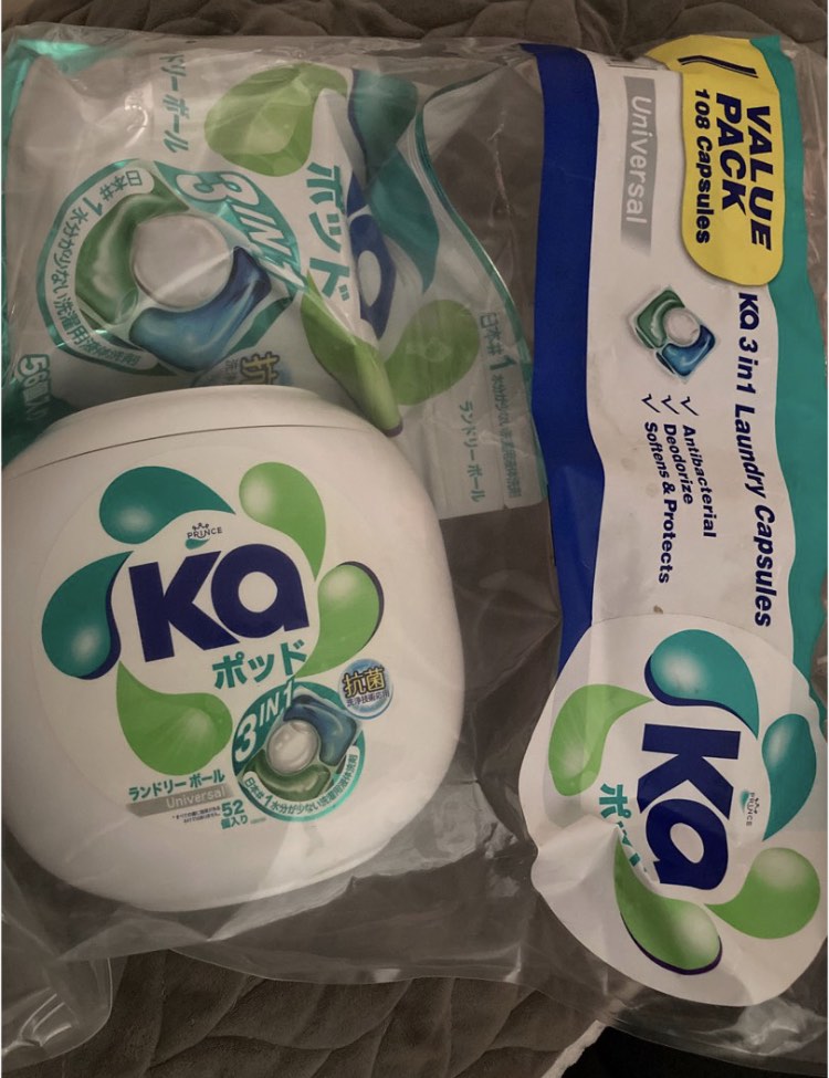 KA laundry capsule value pack 108 pcs, Furniture & Home Living ...