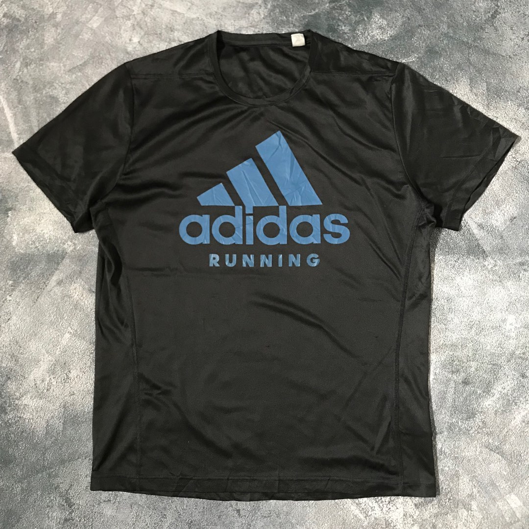 Kaos jersey Adidas running biglogo sport drifit - olahraga nike puma ...