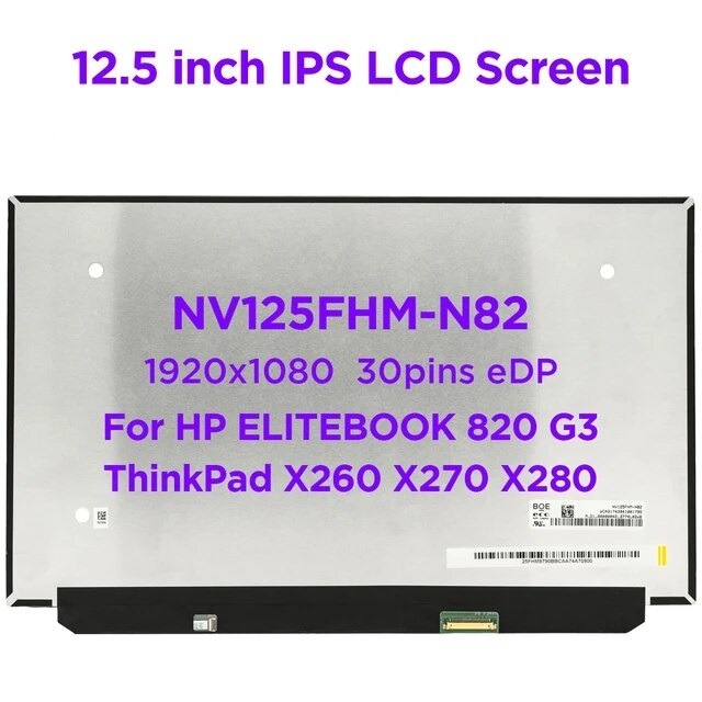 Lenovo ThinkPad X240 / X250 / X260 / X270 / X280 FHD IPS LCD Panel ...