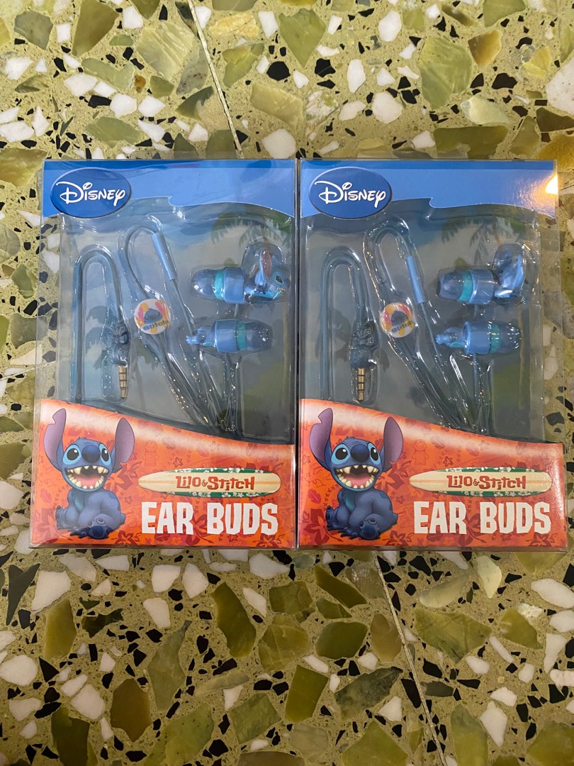 Lilo and stitch ear buds, Audio, Earphones on Carousell