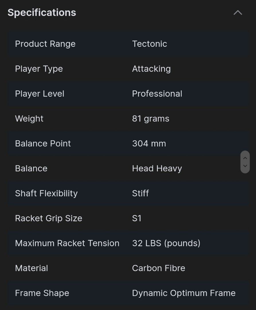 Li-ning Tectonic 7D Drive, Sports Equipment, Sports & Games, Racket ...